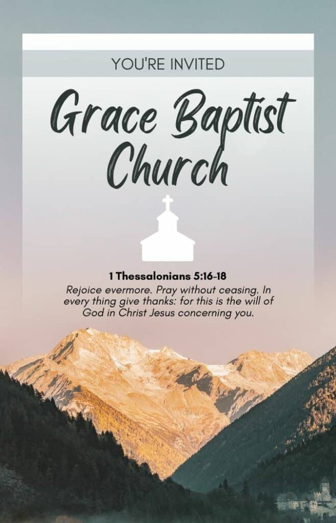 You're Invited Church Invitation Card - Order today!
