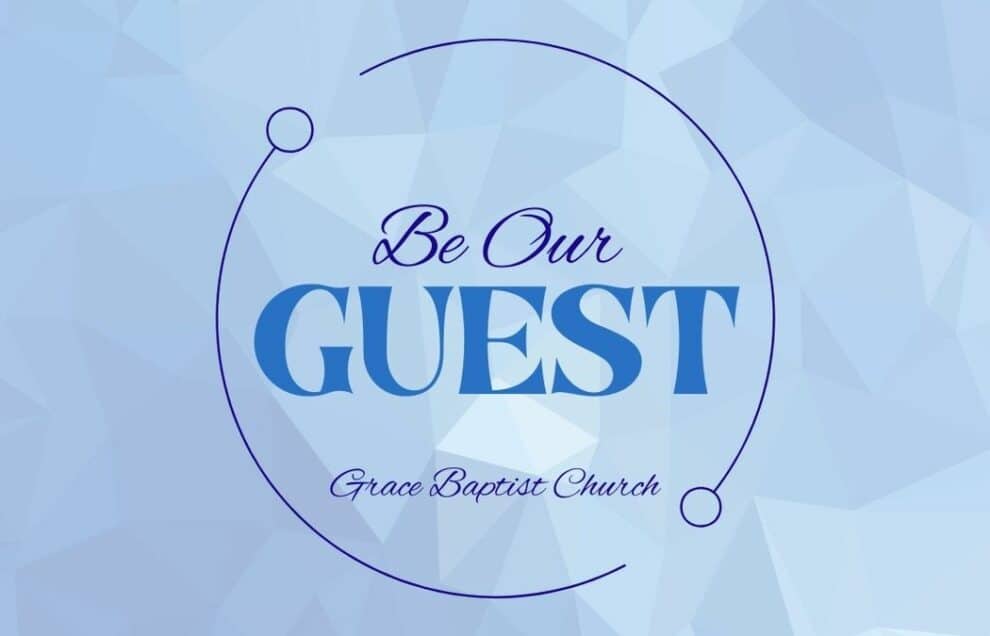 Be Our Guest Church Invitation Card - Order today!