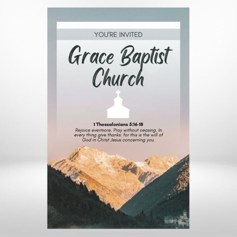 You're Invited Church Invitation Card - Order today!